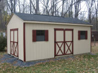 Gravel Foundation Recommended for the Storage Sheds